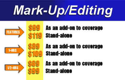 Script Mark-Up & Editing Services by Coverage Ink