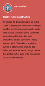 How To Write A Screenplay - Coverage, Ink