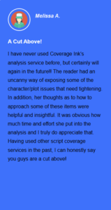 How To Write A Screenplay - Coverage, Ink